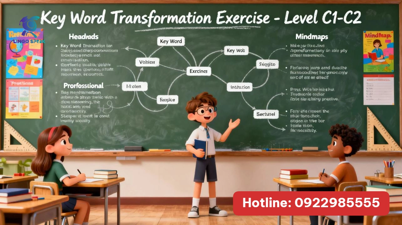 Key Word Transformation Exercise - Level C1-C2 - Đăng ký thi ...